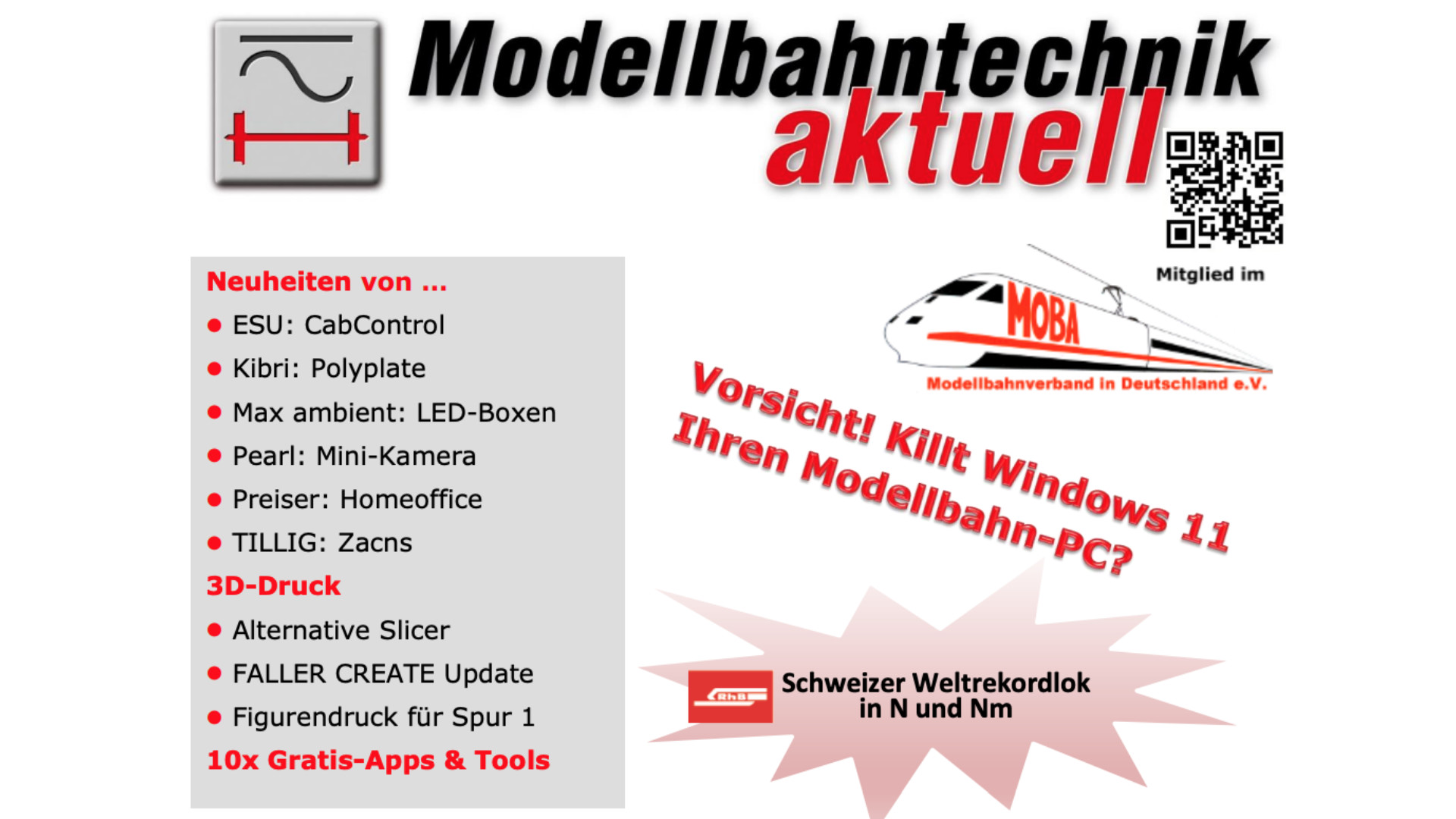 Modellbahntechnik aktuell in Ausgabe 78 erschienen