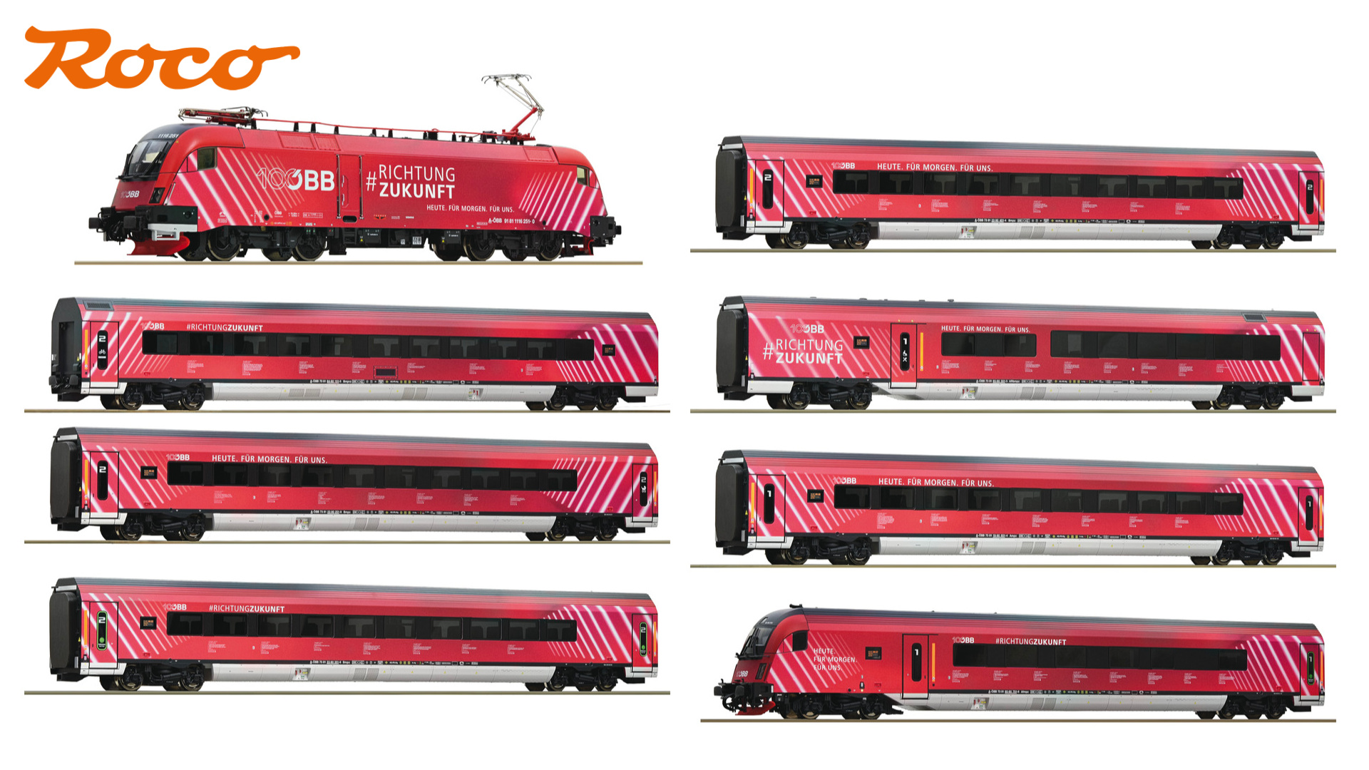 Roco Railjet-Set '100 Jahre ÖBB'