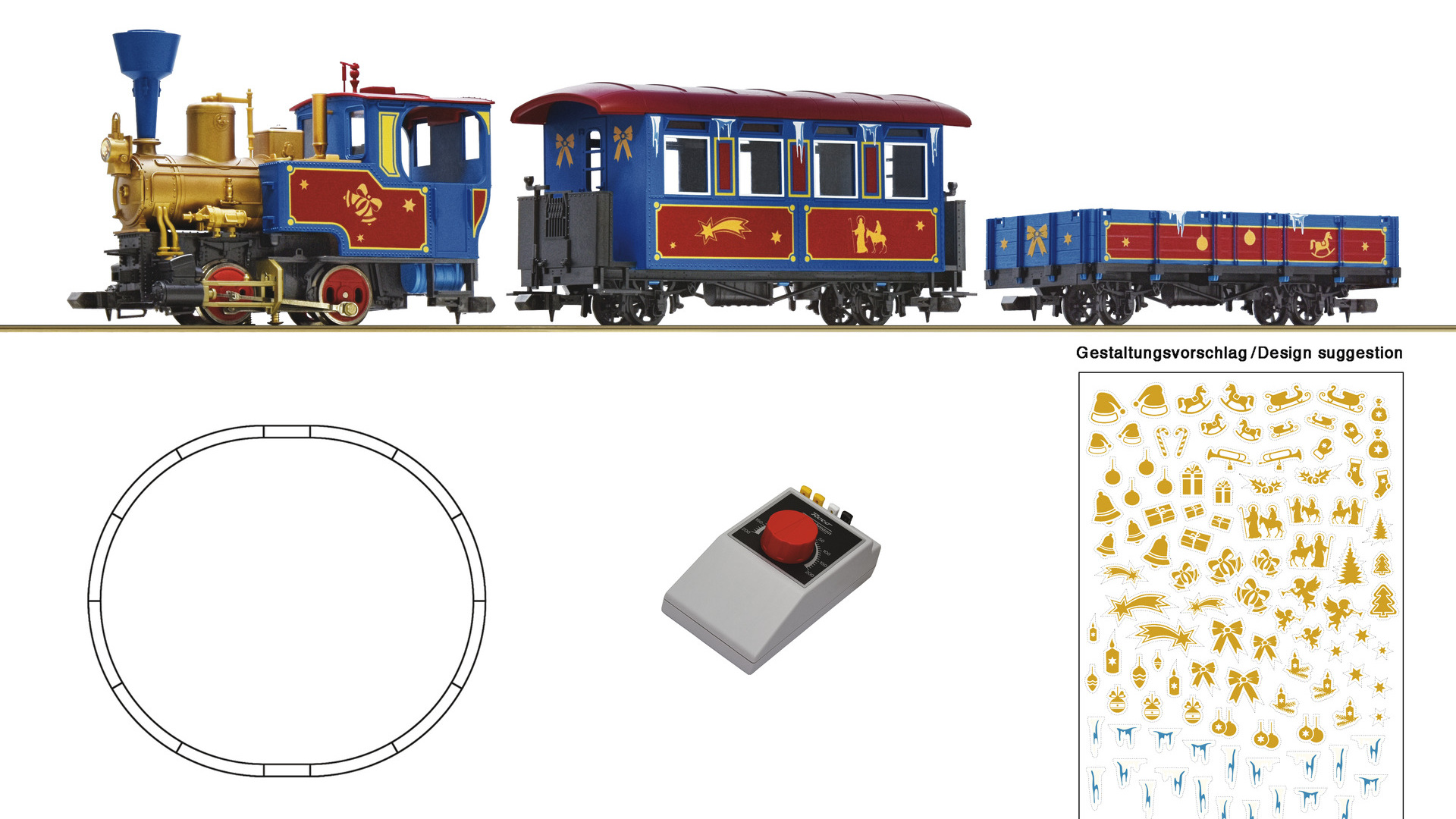 Roco Start-Set Weihnachtszug